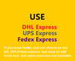 Use DHL，FedEx，UPS express to deliver the mouse